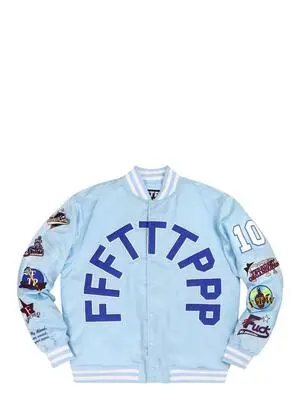 FTP League Varsity Jacket - Light Blue