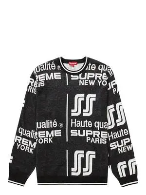 Supreme Qualite Sweater - Black