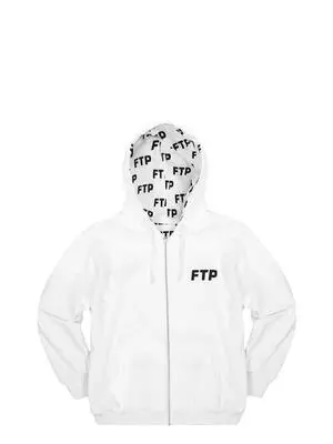 FTP Reversible Logo Hoodie - White