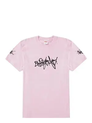Supreme Rammellzee Tag Tee Shirt Light Pink