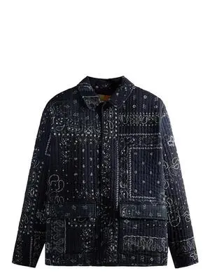 Kith Quilted Coaches Jacket - Nocturnal