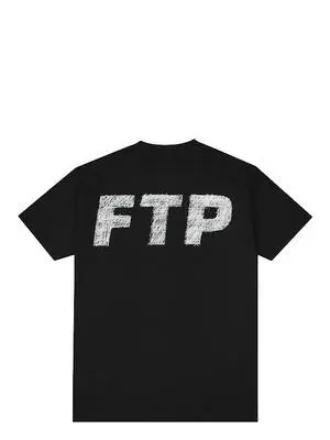 FTP Scribble Logo Tee Shirt - Black