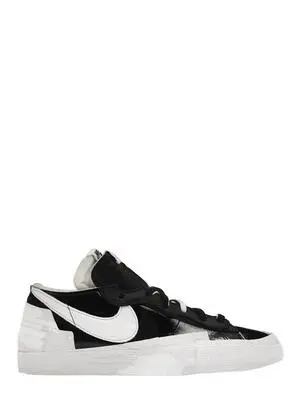 Nike Blazer Low Sacai Patent Leather - Black/white
