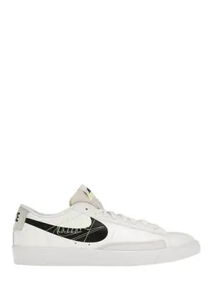 Nike Blazer Low Print Sneakers White/black/volt