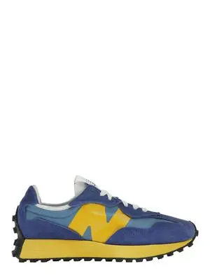 NEW BALANCE 327 Warped Essentials Marine Blue/light Blue/yellow