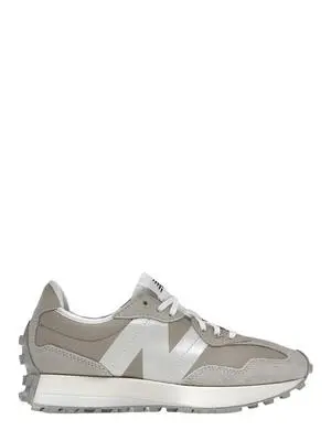 NEW BALANCE 327 Lace Up Sneakers - Timberwolf/aluminum