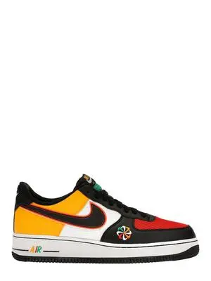 Nike Air Force 1 Low Sunburst Sneakers White/black/lucid Green