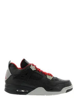 JORDAN 4 Retro Laser Sneakers - Black/varsity Red/medium Grey Laser
