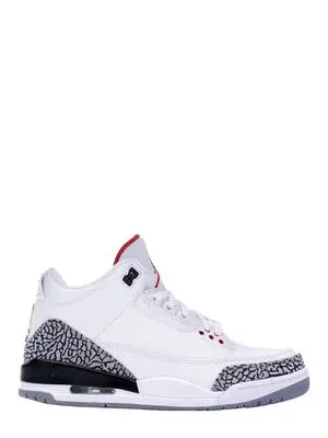 JORDAN 3 Retro Cement - White/cement Grey/fire Red