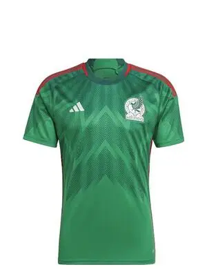 Adidas Mexico 22 Home Soccer Jersey - Vivid Green/collegiate Green