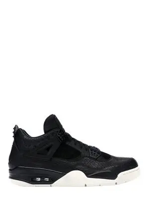 JORDAN Jordan 4 Retro Pony Hair Sneakers Black/sail