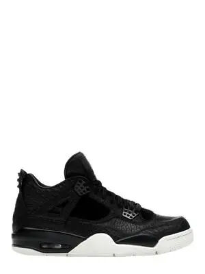 JORDAN Jordan 4 Retro Pony Hair Sneakers Black/sail