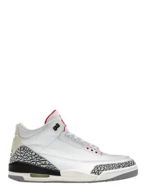 JORDAN Jordan 3 Retro Cement 2003 White/cement Grey/fire Red