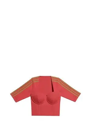 Adidas Ivy Park Circular Knit Crop Top - Real Coral