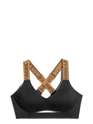 Adidas Ivy Park Cutout Medium Support Bra - Black
