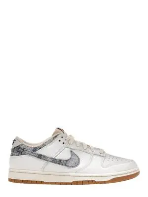 Nike Dunk Low Americana Washed Denim Sneakers White/midnight Navyone-colorgym Redone-colorsail