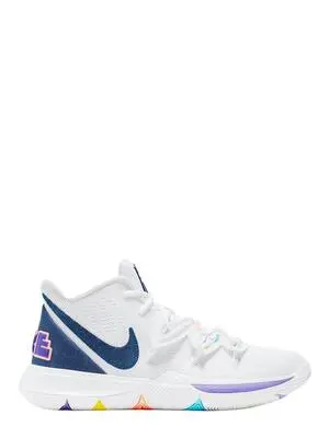 Nike Nike Kyrie 5 Denim Sneakers White/deep Royal Blue/glacier Blue