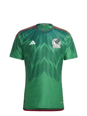 Adidas Mexico 22 Home Authentic Jersey - Vivid Green/collegiate Green