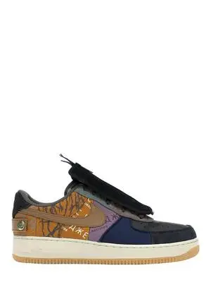 Nike Force 1 Low Travis Scott Cactus Jack Sneakers - Multi/color/muted Bronze
