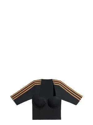 Adidas Ivy Park Circular Knit Crop Top - Black