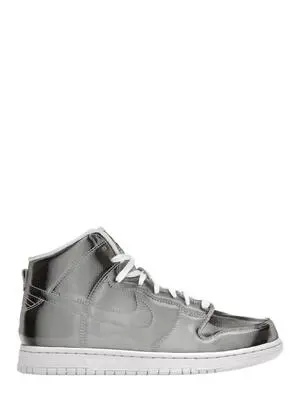 Nike Dunk High Clot Fluxin Sneakers - Metallic Silver/white