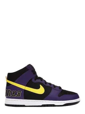 Nike Dunk High Emb Lakers - Black/court Purple/varsity Yellow