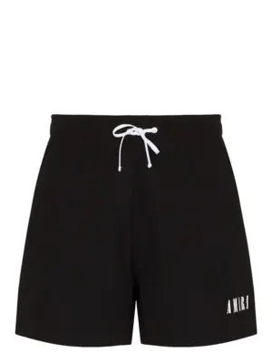 Amiri Logo Swim Shorts - Black