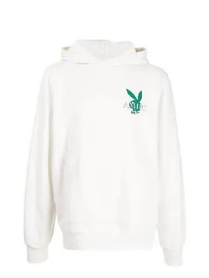 Amiri Logo Hoodie - White/green