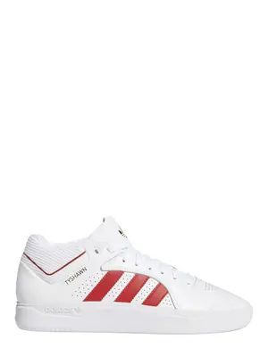 Adidas Adidas Tyshawn Lace Up Sneakers Cloud White/scarlet/cloud White