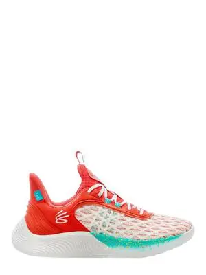 Under Armour Curry Flow 9 Eat. Learn. Play.in White/red