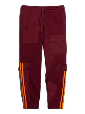 Adidas Ivy Park Cargo Sweatpants - Maroon/solar Orange