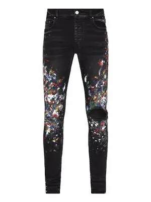 Amiri Skinny Painter Jeans - Aged Black