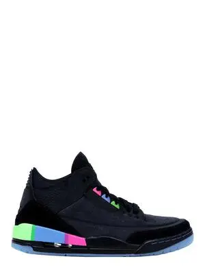 JORDAN Jordan 3 Retro Quai 54 Black/electric Green