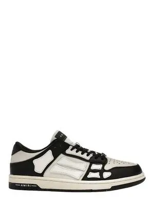 Amiri Skel Top Low Sneakers - Black White