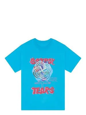 DENIM TEARS Bstroy Tears Tee Shirt - Blue