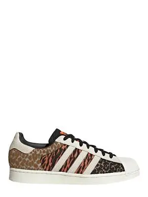 Adidas Superstar Atmos Crazy Animal Sneakers - Core Black/off White/orange