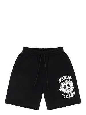 DENIM TEARS Denim University Shorts - Black
