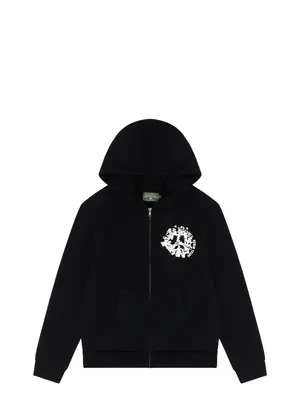 DENIM TEARS Denim University Zip Hoodie - Black