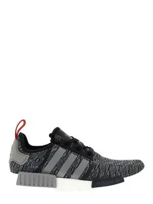 Adidas Nmd R1 Glitch Camo Sneakers - Core Black/grey/red