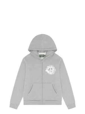 DENIM TEARS Denim University Zip Hoodie - Grey