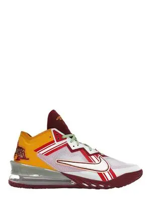 Nike Lebron 18 Low Mimi Plange Higher Learning - White/mustard/crimson