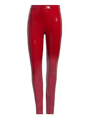 Adidas Ivy Park Faux Latex Straight-leg Pants - Red