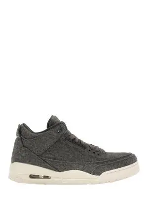 JORDAN Jordan 3 Retro Wool Sneakers Dark Grey/sail
