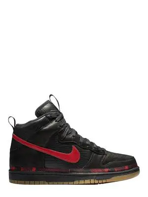 Nike Dunk High N7 Sneakers - Black/university Red/gum Medium Brown