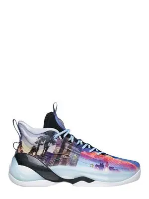 ANTA Kt7 Course Athletic Sneakers - Black/purple/light Blue