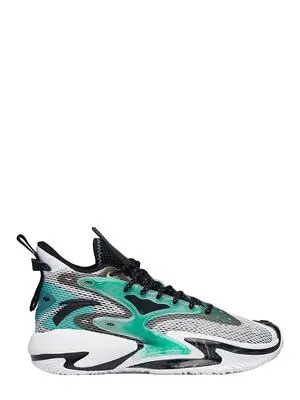 ANTA Shock The Game 5 Crazy Tide Sneakers - White/black/teal