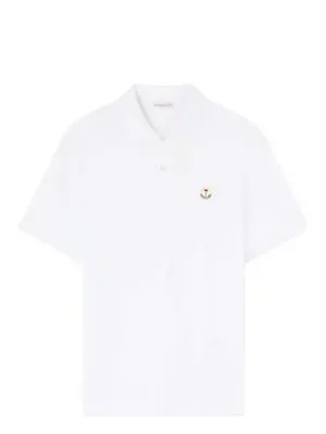 Moncler X Palm Angels Logo Polo Shirt - Optical White