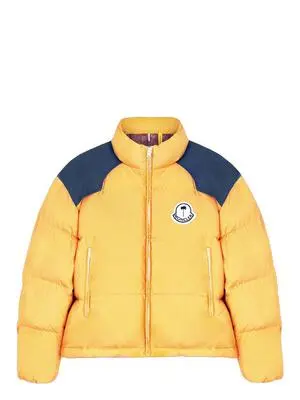 Moncler X Palm Angels Nevis Short Down Jacket - Yellow/blue