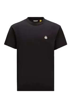 Moncler X Palm Angels Logo Patch T-shirt - Black
