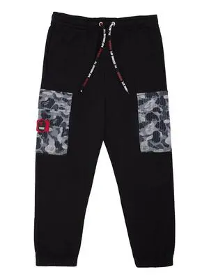 A BATHING APE X Hugo Camo Sweatpants - Black